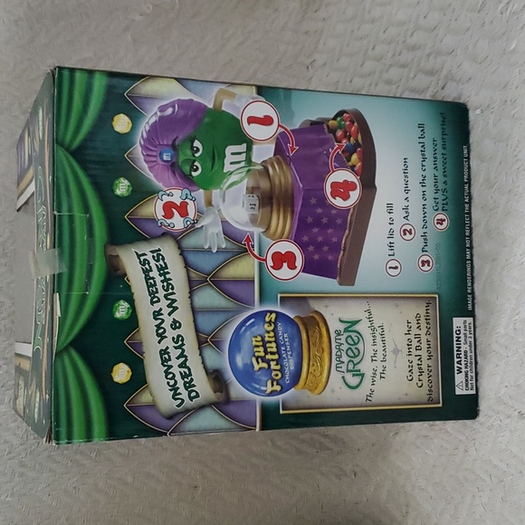 Mars | Games | Mm Chocolate Candy Dispenser Fun Fortunes Madame Green ...